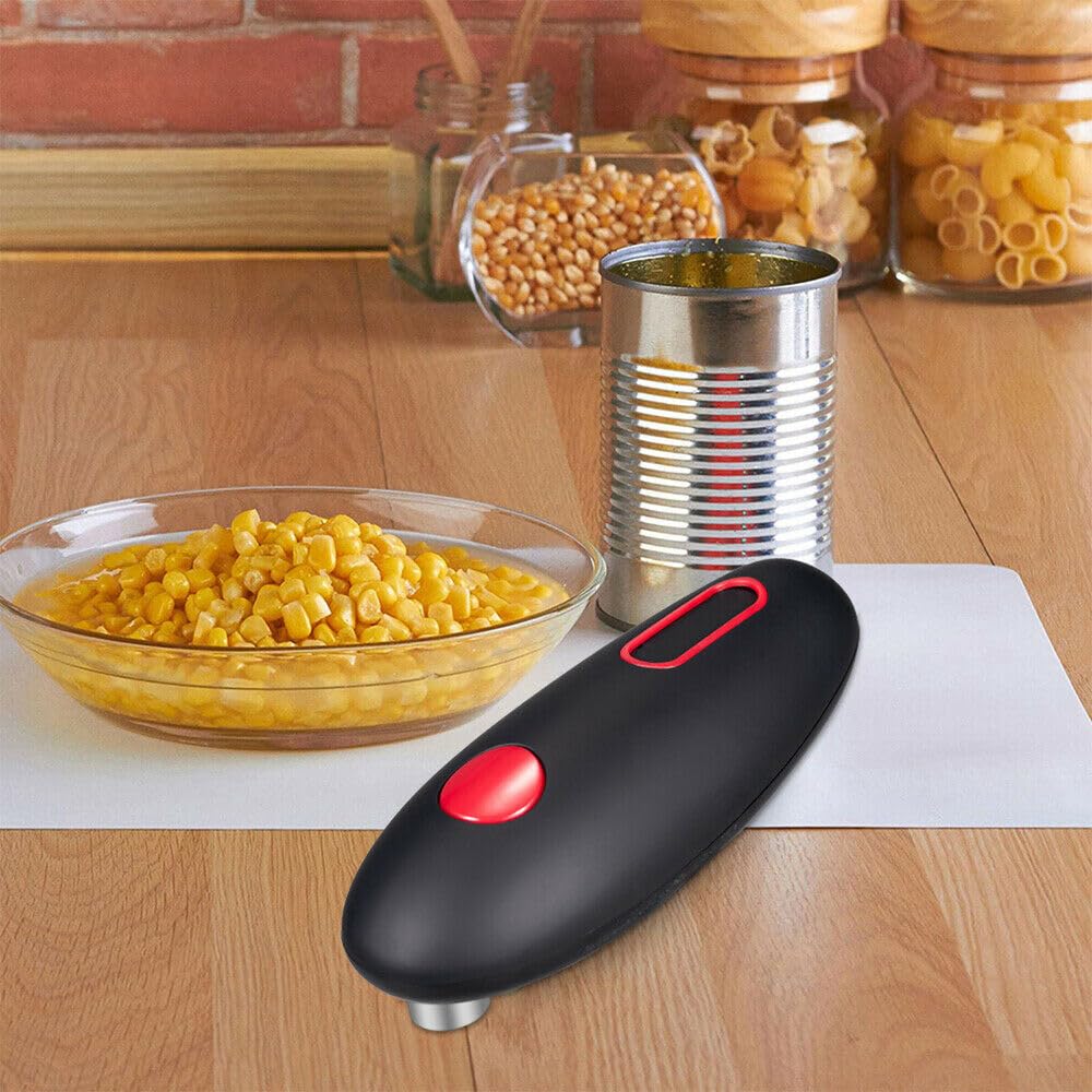 Electric Commercial Can Opener Automatic Smooth Edge Stainless Steel Hands-Free