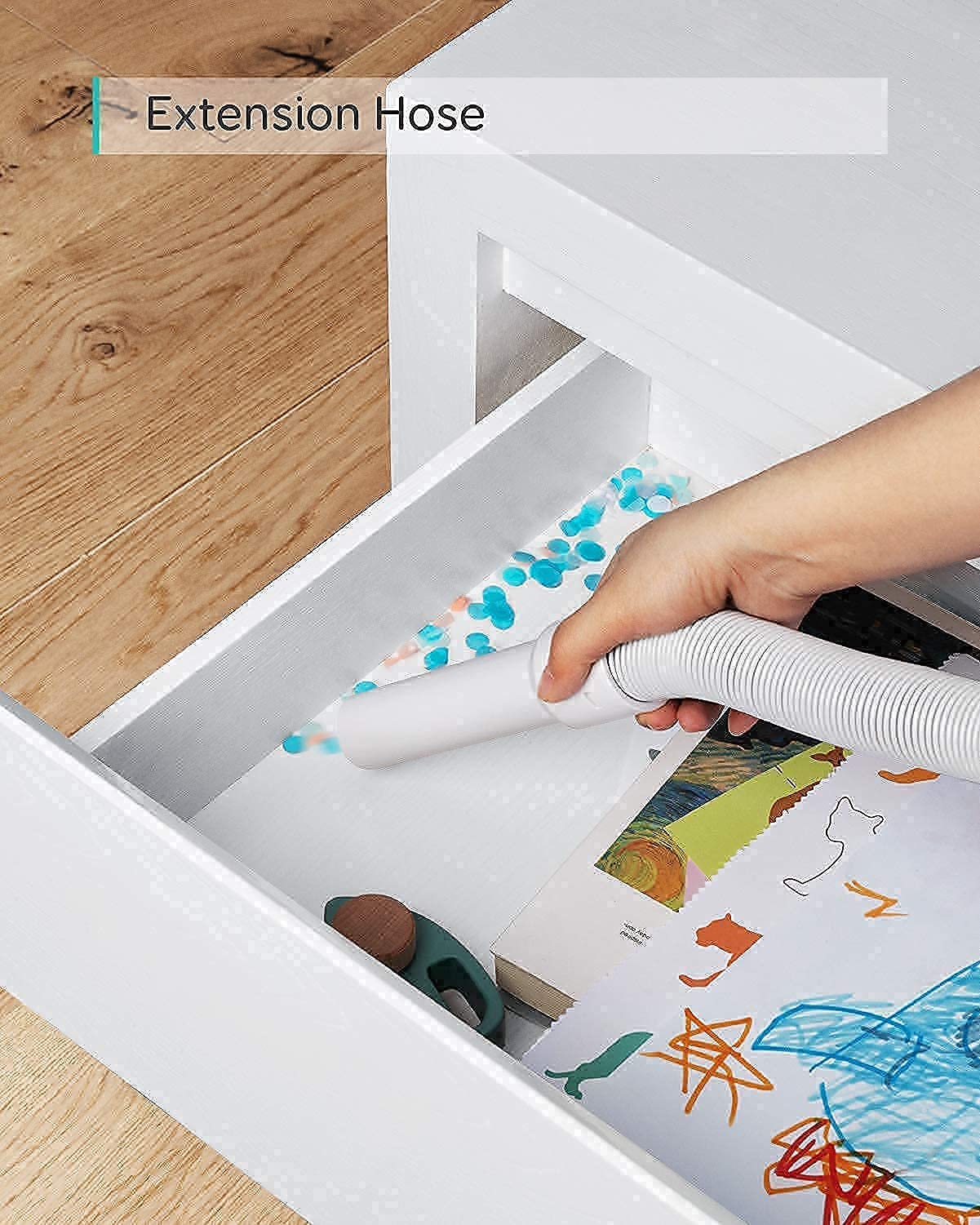 eufy by Anker, HomeVac S11 Infinity, Handheld Vacuums丨 HomeVac Extension Hose for S11 Go & S11 Infinity & S11 Reach, White, Vacuum Attachments