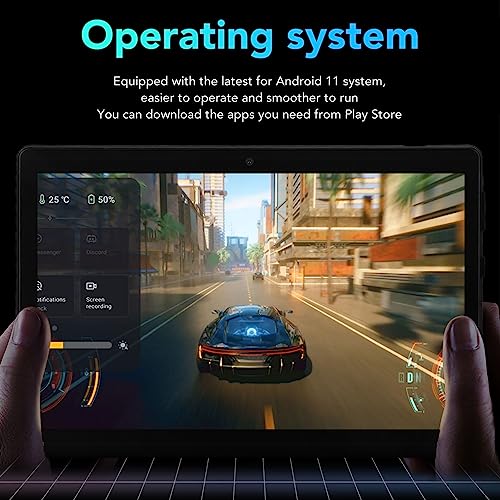 fannay Smart Tablet, 8800mAh 1920X1200 Resolution Octa Core CPU WiFi Tablet 8+20MP 8 Inch for Entertainment for Reading (Silver)