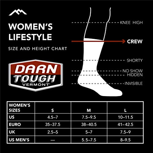 Darn Tough 6037-N-3042-04 Animal Haus Crew Lightweight Shadow Medium