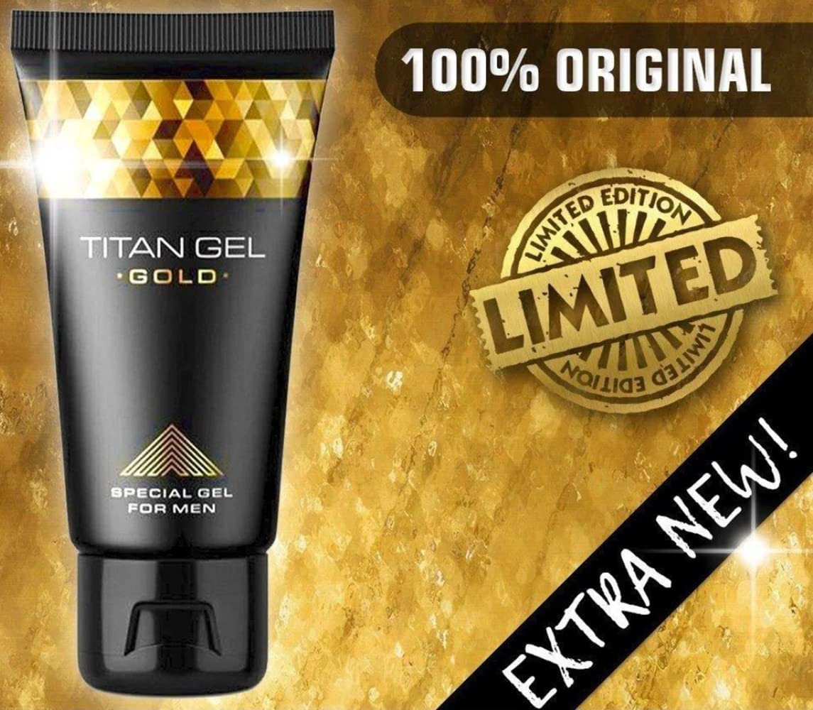 Titan Gel Gold for Men Original Gel to be Titan Man (Pack of 3)