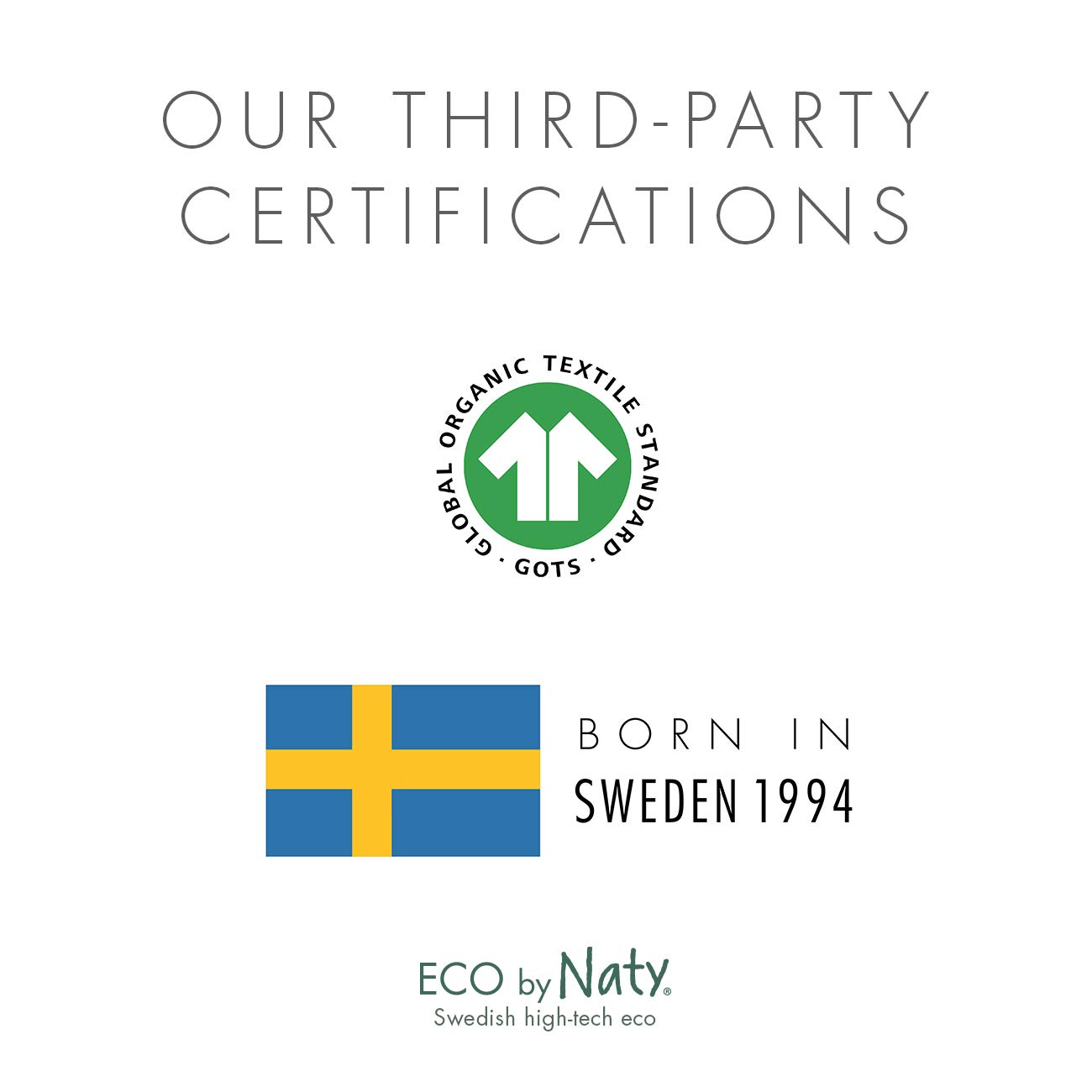 Eco by Naty Diaper Bag Green, Made of GOTS Certified Organic Cotton, Magnetic Closure