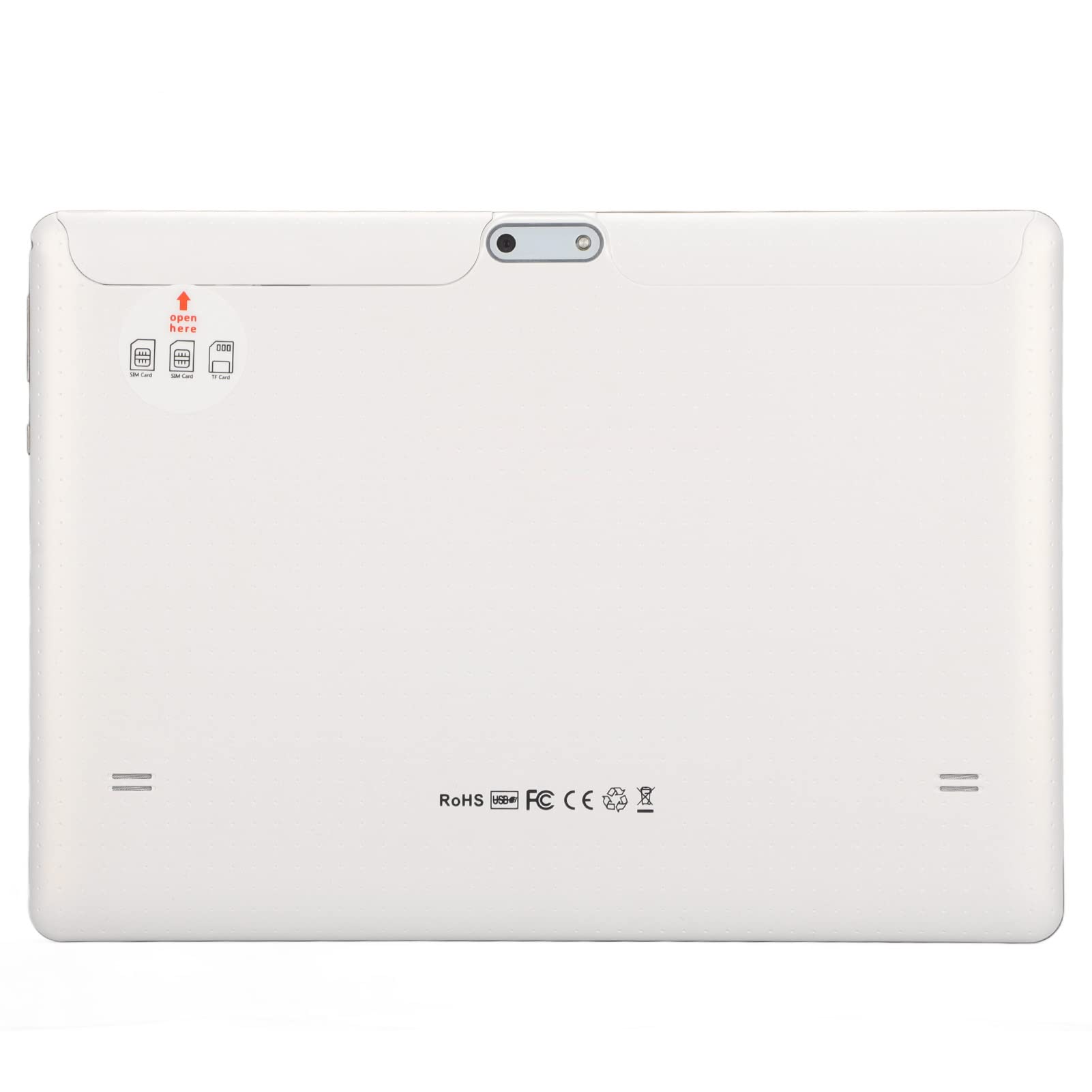 HD Tablet, 1280 x 800 Resolution Full HD 64GB 10.1in Tablet PC Dual SIM Dual Standby Calling Octa Core CPU Processor Three Card Slot Design WiFi 4G Calling Tablet for Android9.0(US Plugs 110-240V)