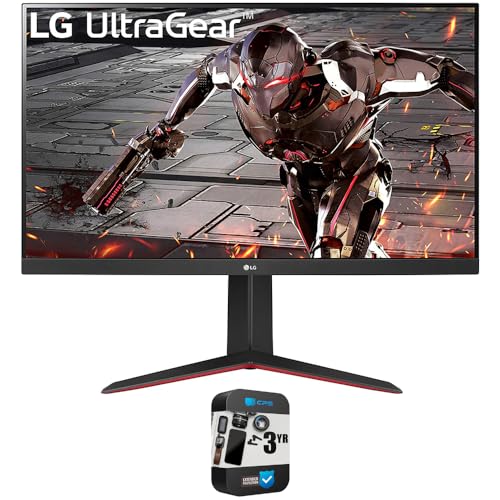 LG 32GN650-B 32 inch Ultragear QHD 165Hz 16:9 HDR10 Monitor with FreeSync Premium Bundle with 3 YR CPS Enhanced Protection Pack