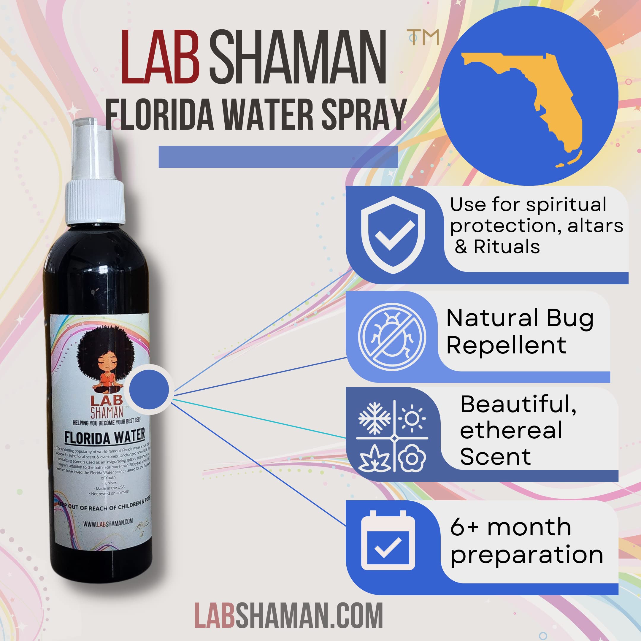 LAB Shaman | Florida Water Cologne (Original, 4 OZ)