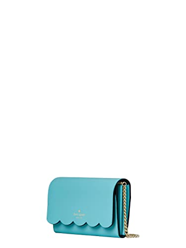 Kate Spade Gemma Wallet on a Chain Crossbody Handbag (Stone blue)