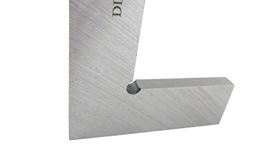 Kinex 4033-02-010T 4 Inch Tall x 2.75 Inch Wide Flat Solid Machinist Square DIN 875/0 Square to w/in 0.0002 Inches