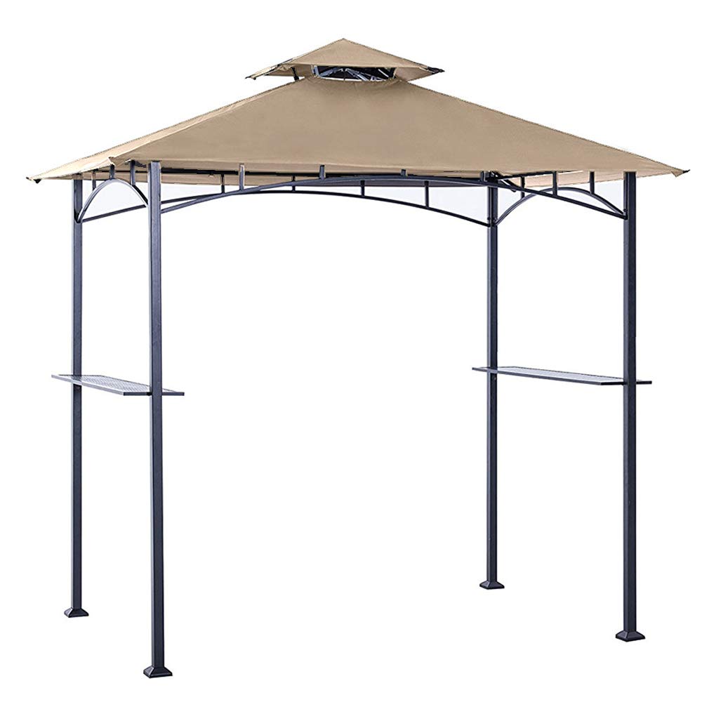 Grill Gazebo Replacement Roof for #L-GZ238PST-11 by ABCCANOPY Beige