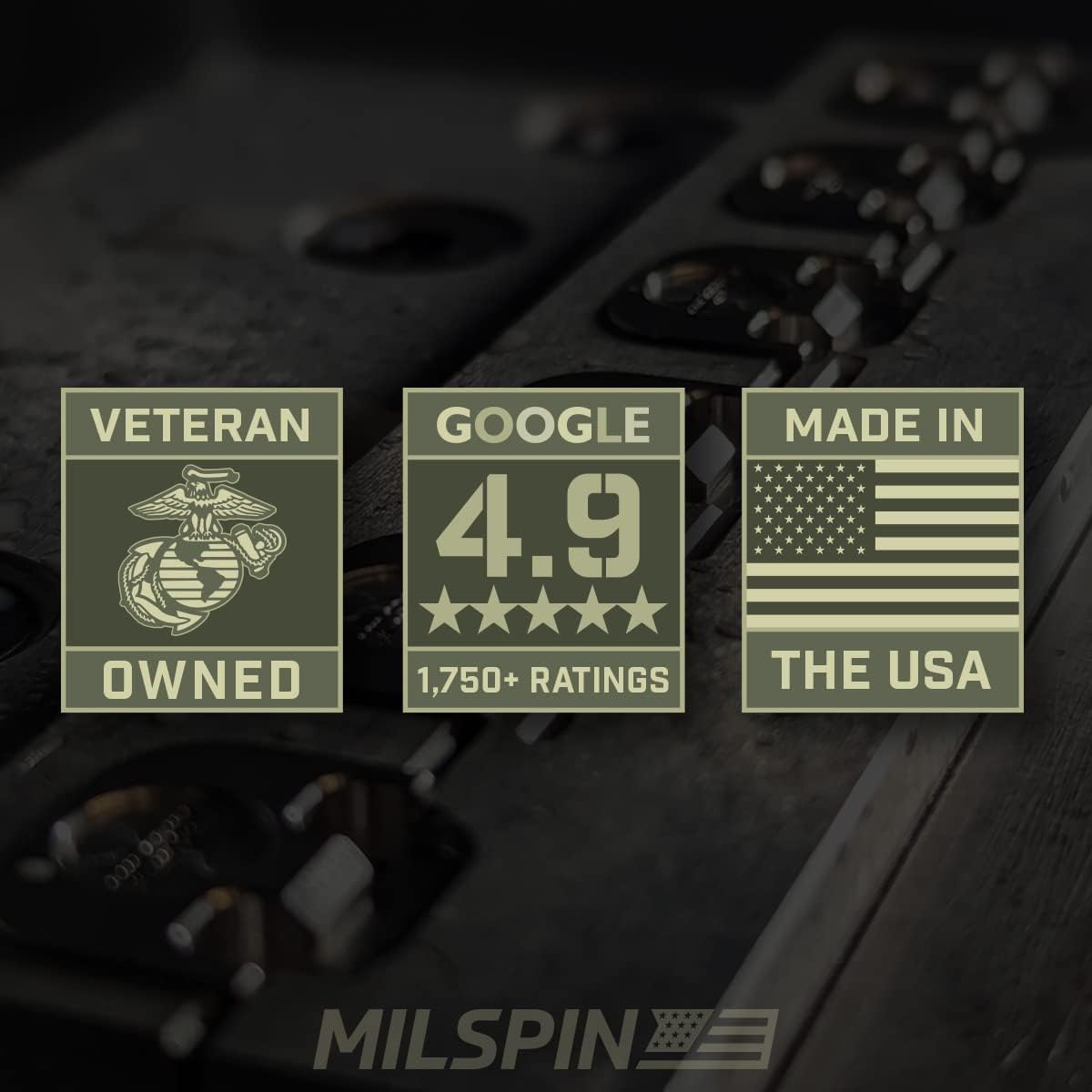 Milspin Magnus 2.0 Aluminum EDC Utility Knife with Retractable Razor and Internal Spare Blade Storage I 7 Blades Included I Made in USA