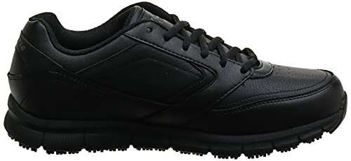 Skechers Men's Nampa Food Service Shoe, Black, 13 Wide