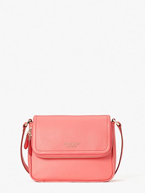 Kate Spade New York Run Around Large Flap Crossbody (Peach Melba)