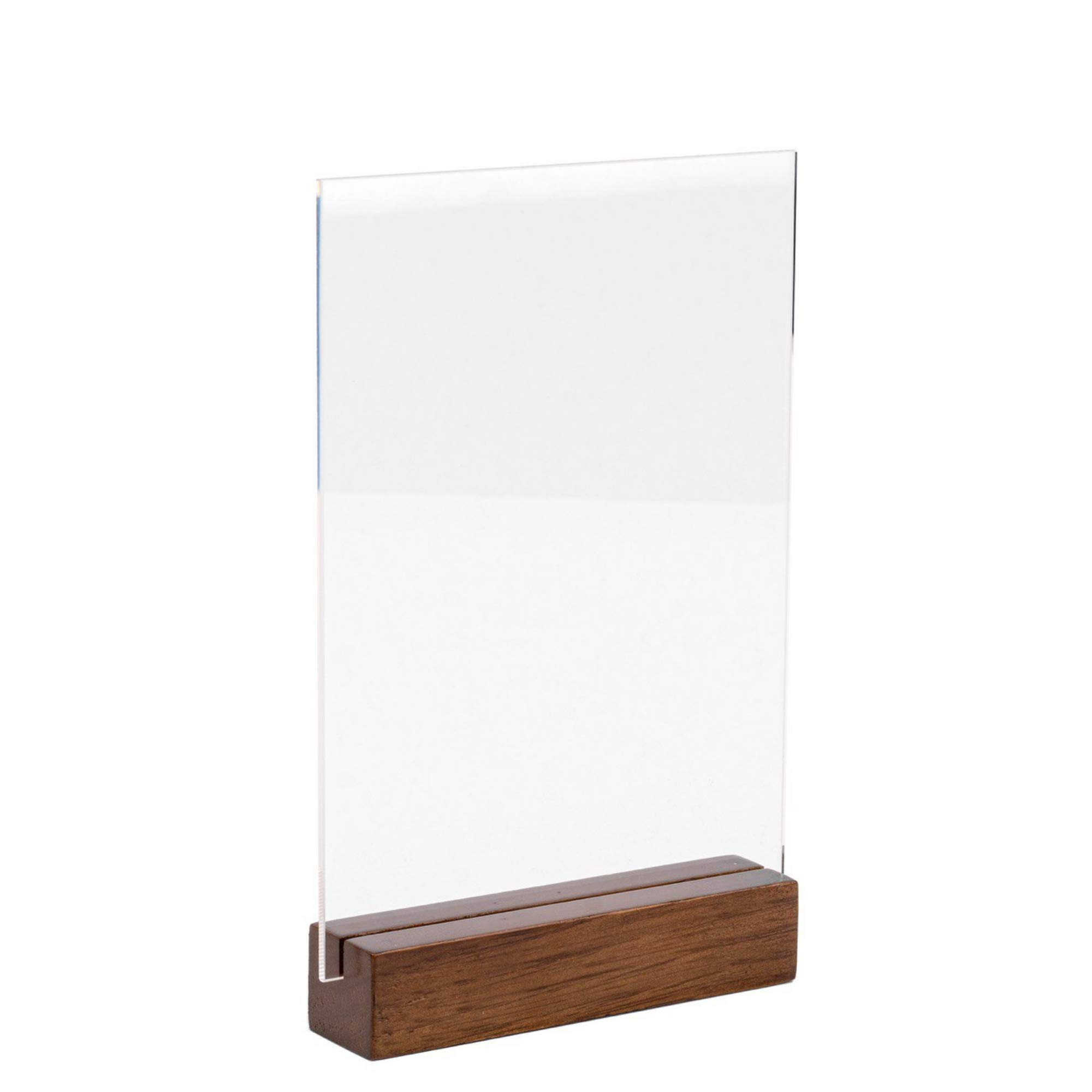 TUR Party Supplies (15 Set 5x7 Inch Clear Blank Acrylic Sheets | Wedding Signs and Decoration | Card and Gift Signs | Event Party Signs | Welcome Acrylic Signs- Holders NOT Included