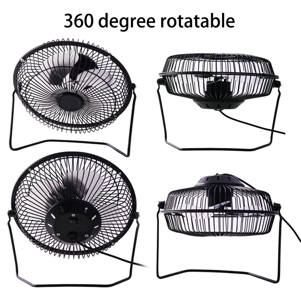 EastyGold Mini Fan USB Cooler Small Personal Portable Desk Fan 4 Inches 360 Degree Rotatable Wind Table Desktop Cooling Fan Handheld Home Office Travel Plug In for Notebook Laptop Computer