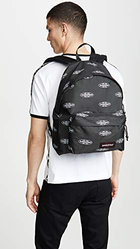 Eastpak Men's Padded Pak'r Backpack, Chatty Logo, Black, Print, One Size