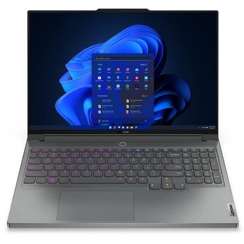Lenovo Legion 7 16IAX7 82TD0008US 16" Gaming Notebook - WQXGA - 2560 x 1600 - Intel Core i9 12th Gen i9-12900HX Hexadeca-core (16 Core) 2.30 GHz - 32 GB Total RAM - 2 TB SSD - Storm Gray, Black
