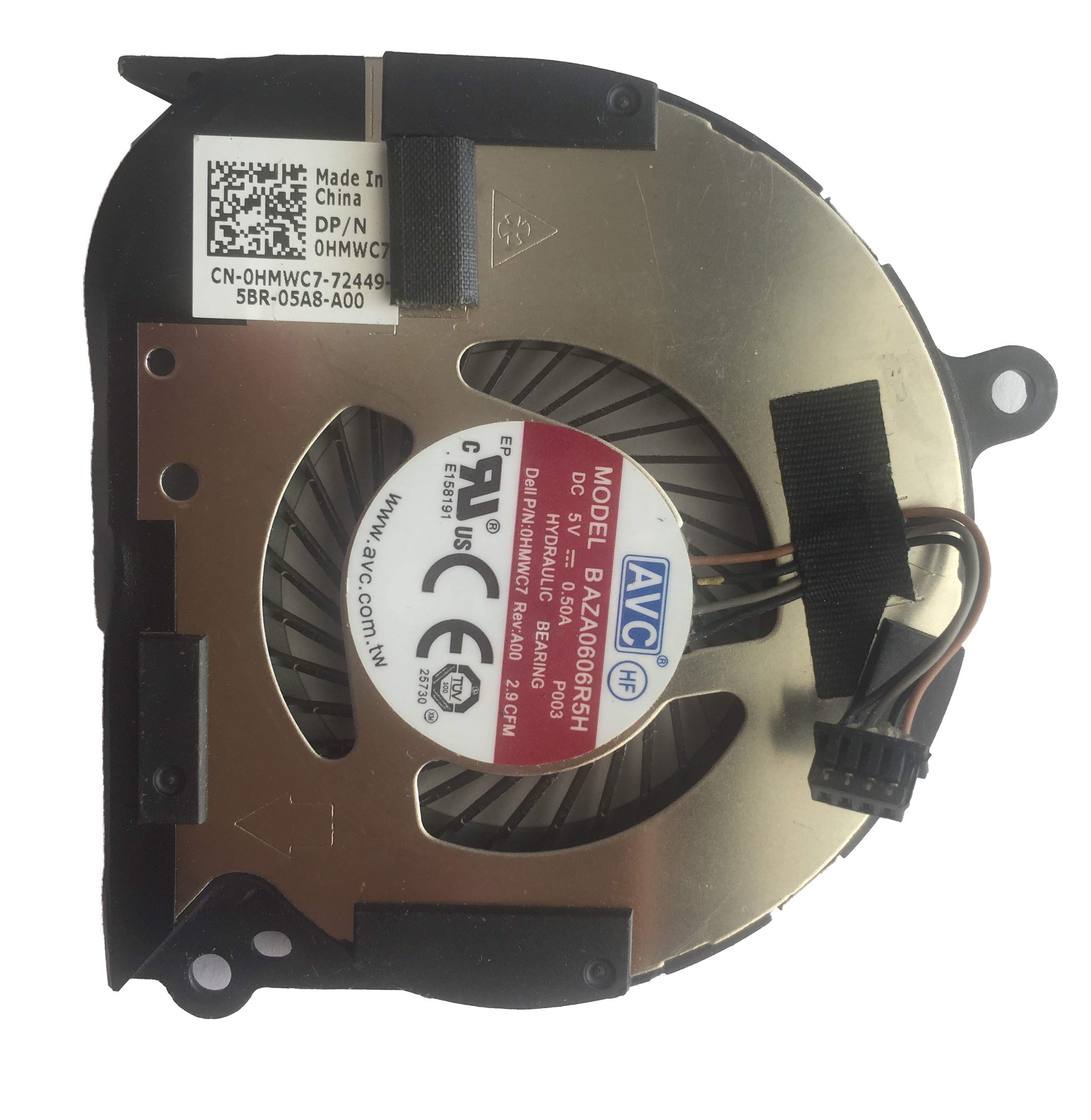 DoWee Cooling Fan for Dell E7450 Compatible HMWC7 0HMWC7 DC2800F5SL