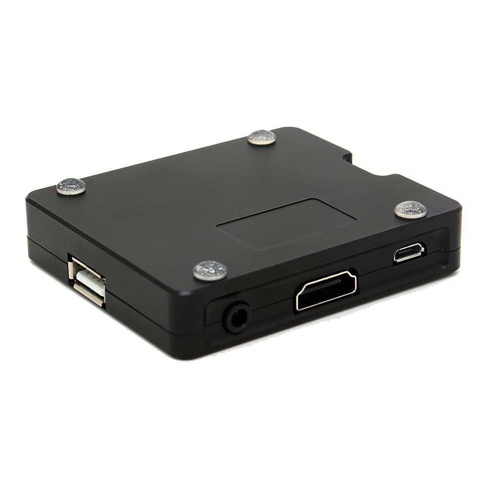 Geekworm Aluminum Case for Raspberry Pi 3A+, CNC Ultra-Thin Aluminum Alloy Metal Heatsink Case Compatible with Raspberry Pi 3 Model A+(Plus)/Raspberry Pi Model A+