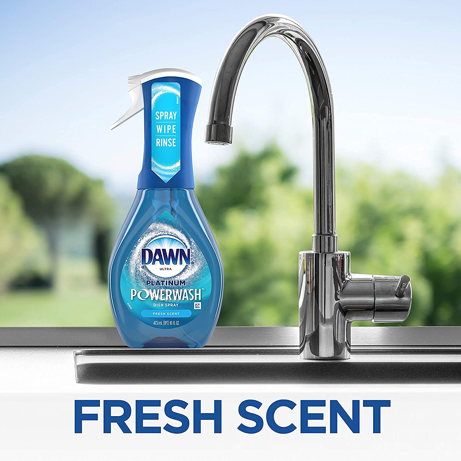 Dawn Platinum Powerwash Value Pack - Fresh Scent - 16 oz Sprayer, 16 oz Refill, 2 Flip-It Sponges