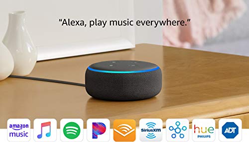 Echo Dot (3rd Gen) Charcoal Bundle with Sengled Wi-Fi Smart Bulb