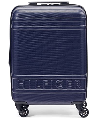 Tommy Hilfiger Lexington Upight Hard Suitcase, Navy, 21"