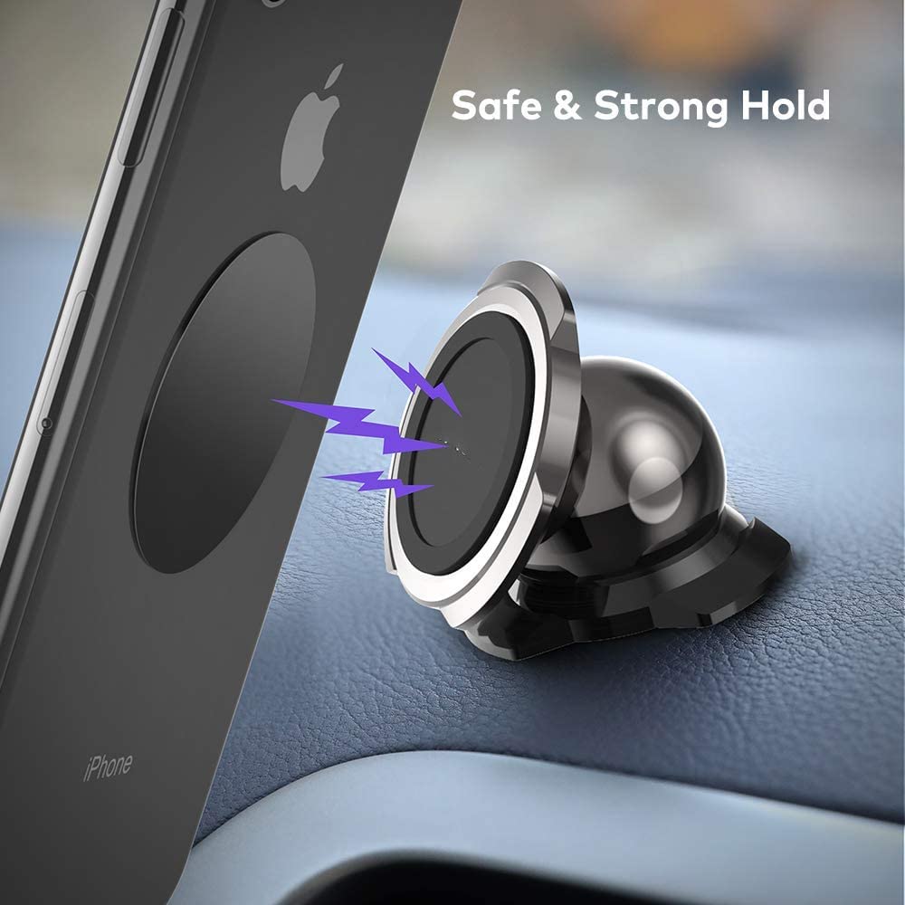 GDMINLO Mount Metal Plate(4Pack) for Magnetic Car Mount Phone Holder with Full Adhesive for Phone Magnet, Magnetic Mount, Car Mount Magnet(2 Rectangle and 2 Round)