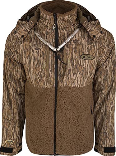 Drake Men's Full Zip, Blades Habitat, X-Large