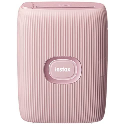 Fujifilm Instax Mini Link 2 Instant Smartphone Printer (Soft Pink) Bundle Instax Mini Twin Film Pack (20 Exposures) and Instax Film Kit (3 Items)