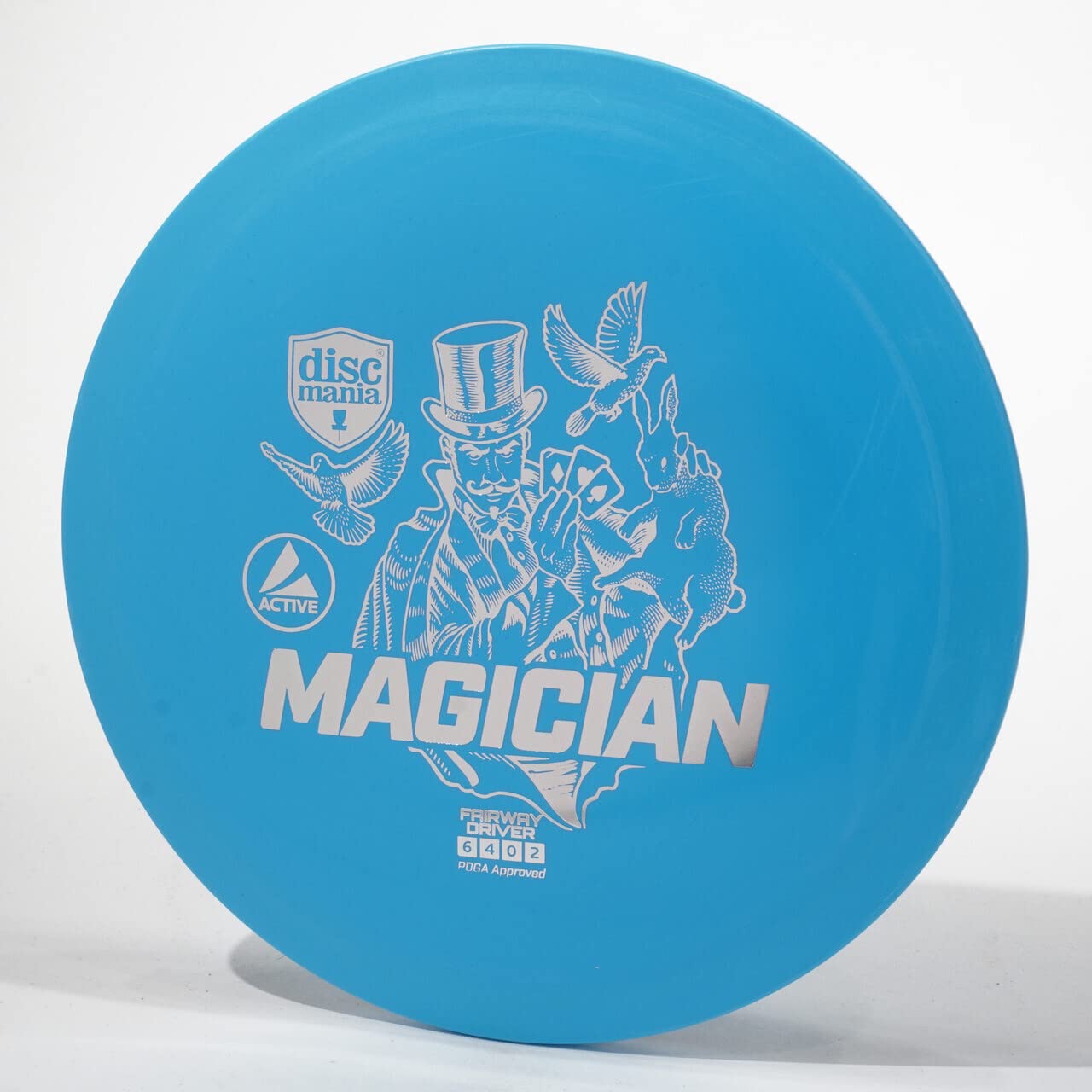 Discmania Active Magician Fairway Driver Golf Disc, Pick Weight/Color [Stamp & Exact Color May Vary] White 167-169 Grams