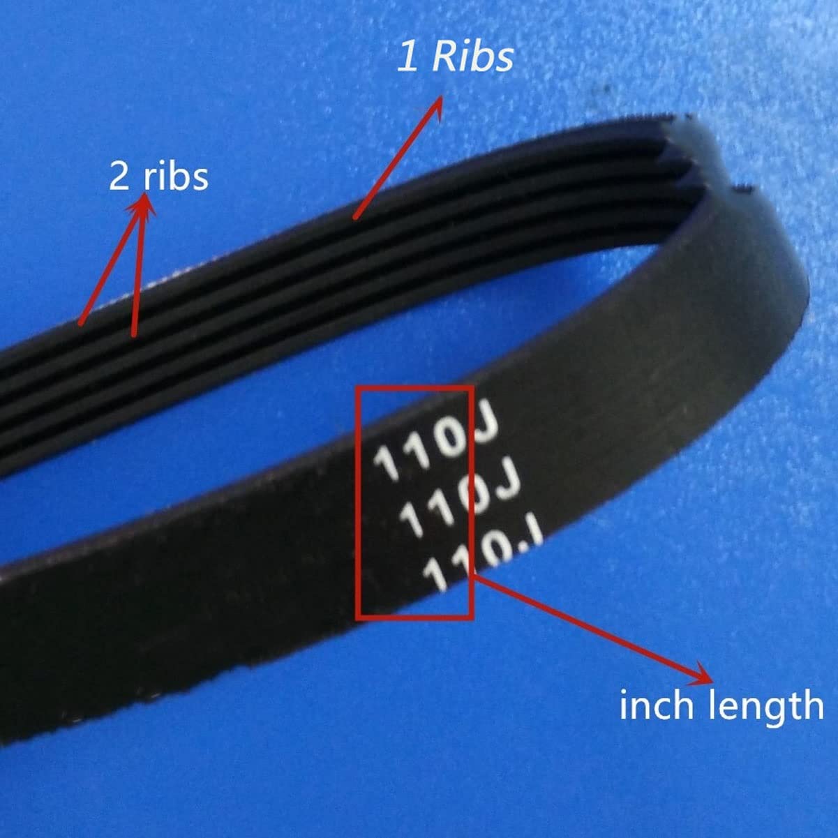 Geeyuu 5PJ1270, 1270J5 500J Washing Machine Drive Belts