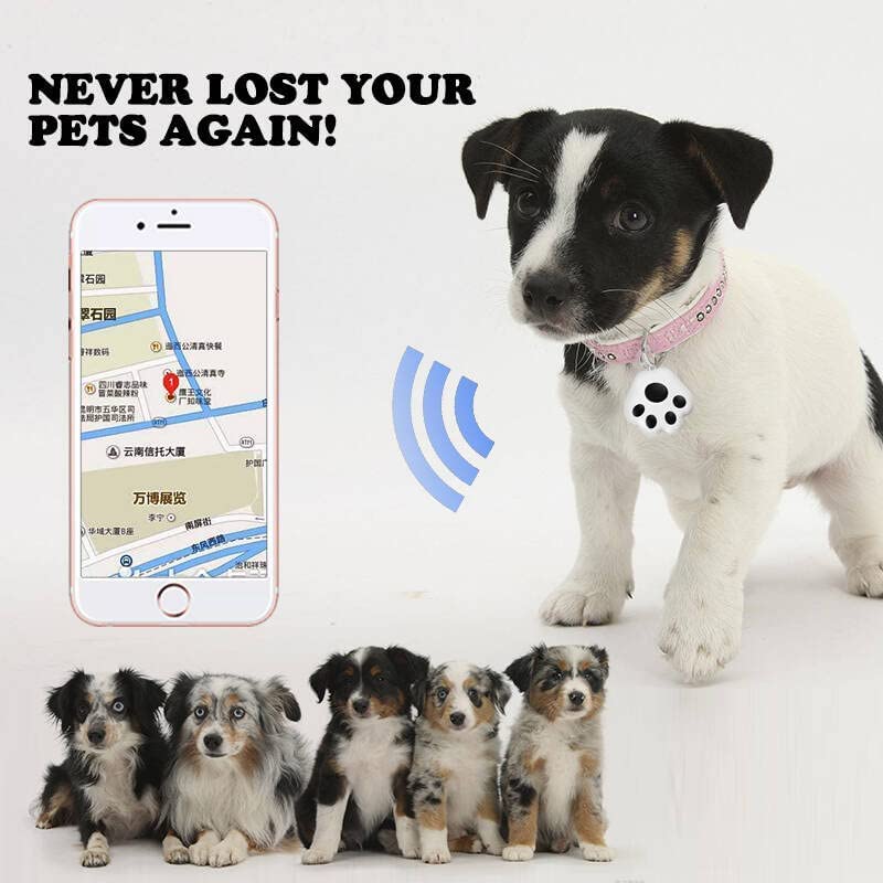 Mini Item Finder, Dog GPS Tracking Device, No Monthly Fee App Locator, 2023 Upgraded Portable Bluetooth Intelligent Anti-Lost Device for Luggages/Kid/Pet Bluetooth Alarms (1Pcs, Red)