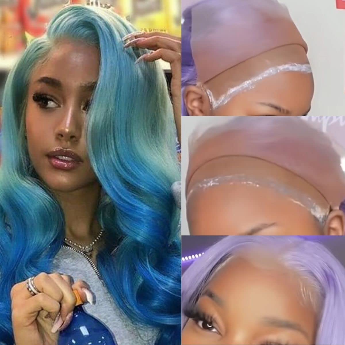 Wig Glue for Front Lace Wig-1.3oz - Invisible Bonding Glue: Extra Moisture Control, Bold Hold Lace Wig Adhesive for Oily Scalps and Cosplay Wig (1 Bottle Glue)