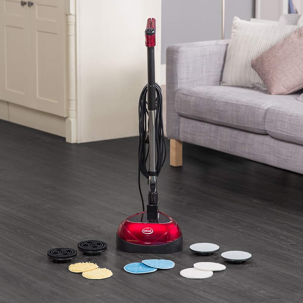 Ewbank Multi-Use Floor Cleans, Scrubs, Polishes, Red (Renewed)