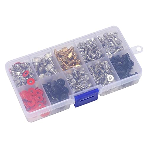 KLKCMS 360Pieces Computer Screw Spacer Screws Replacement for Notebook DIY Assortment Kits
