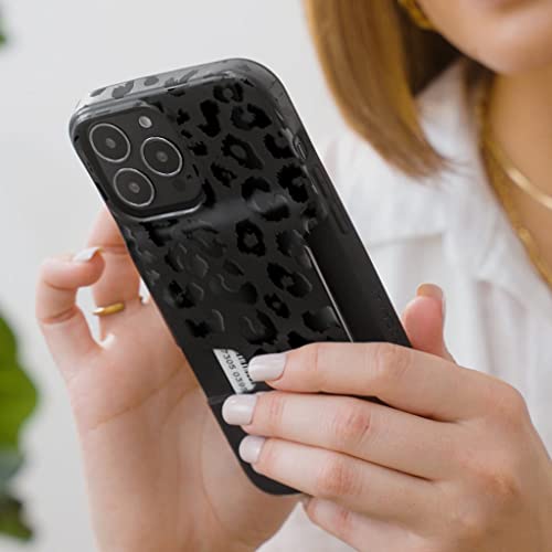 Velvet Caviar Compatible with iPhone 13 Pro Max Wallet Case for Women - Credit Card Holder Slot - Cute Slim & Protective Wallet Phone Cases [8ft. Drop Tested] - Black Leopard