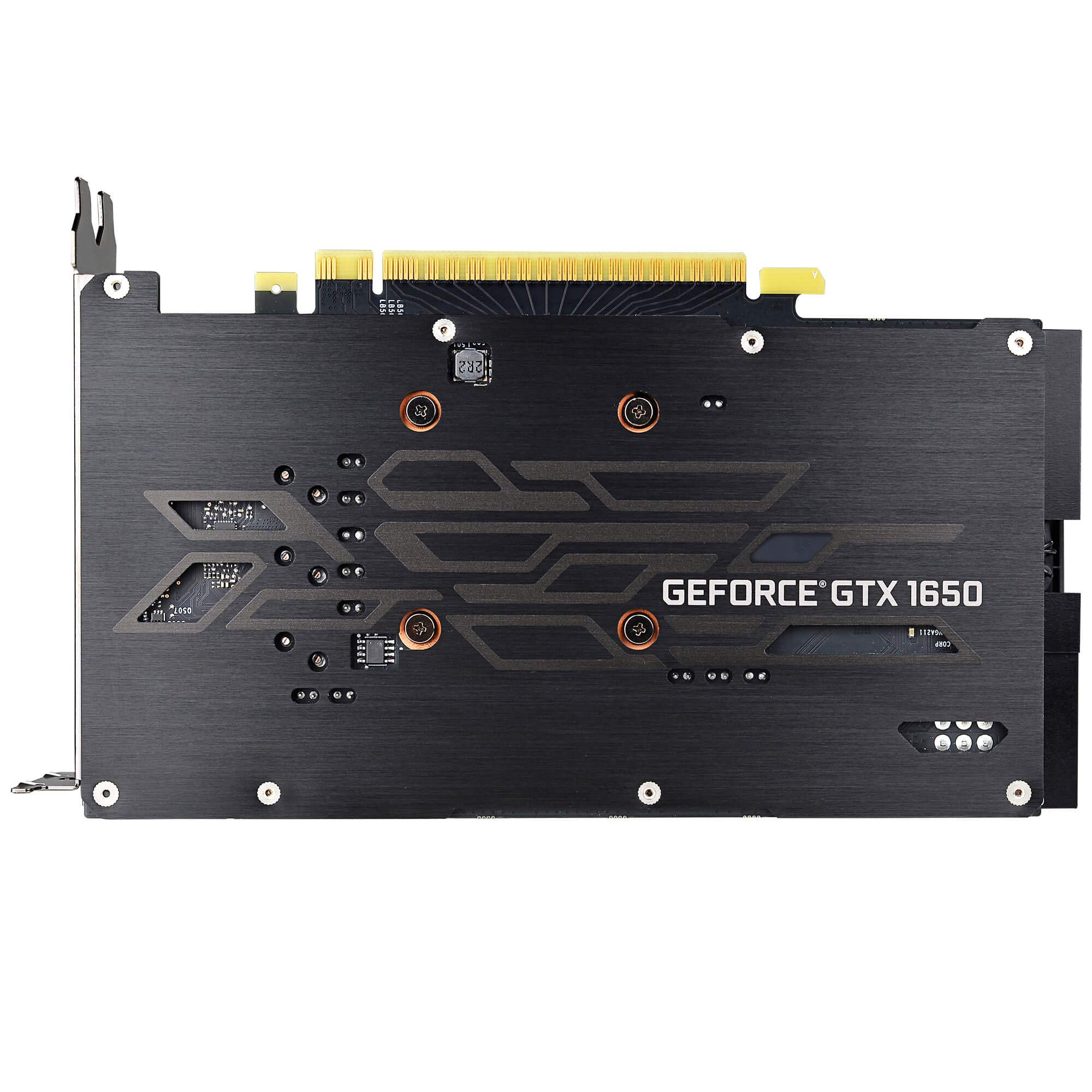 EVGA GeForce GTX 1650 SC Ultra Gaming GDDR6, 04G-P4-1257-KR, 4GB GDDR6, Dual Fan, Metal Backplate