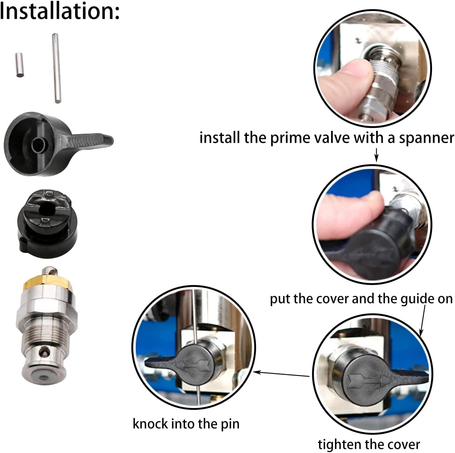 Powswopx 235014 Airless Prime Spray Valve Drain Valve Replacement for Graco 390 395 490 495 595 Aftermarketr Airless Paint Sprayer
