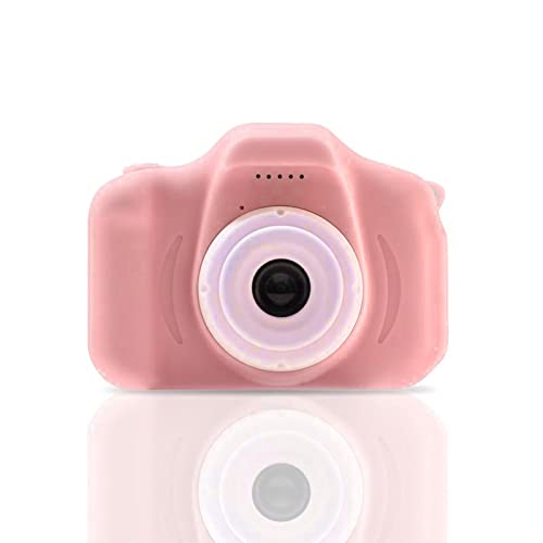 eDealz Full 1080P Kids Selfie HD Compact Digital Photo and Video Rechargeable Camera with 32GB TF Card & 2" LCD Screen and Micro USB Charging Drop Proof Blue (Pink)