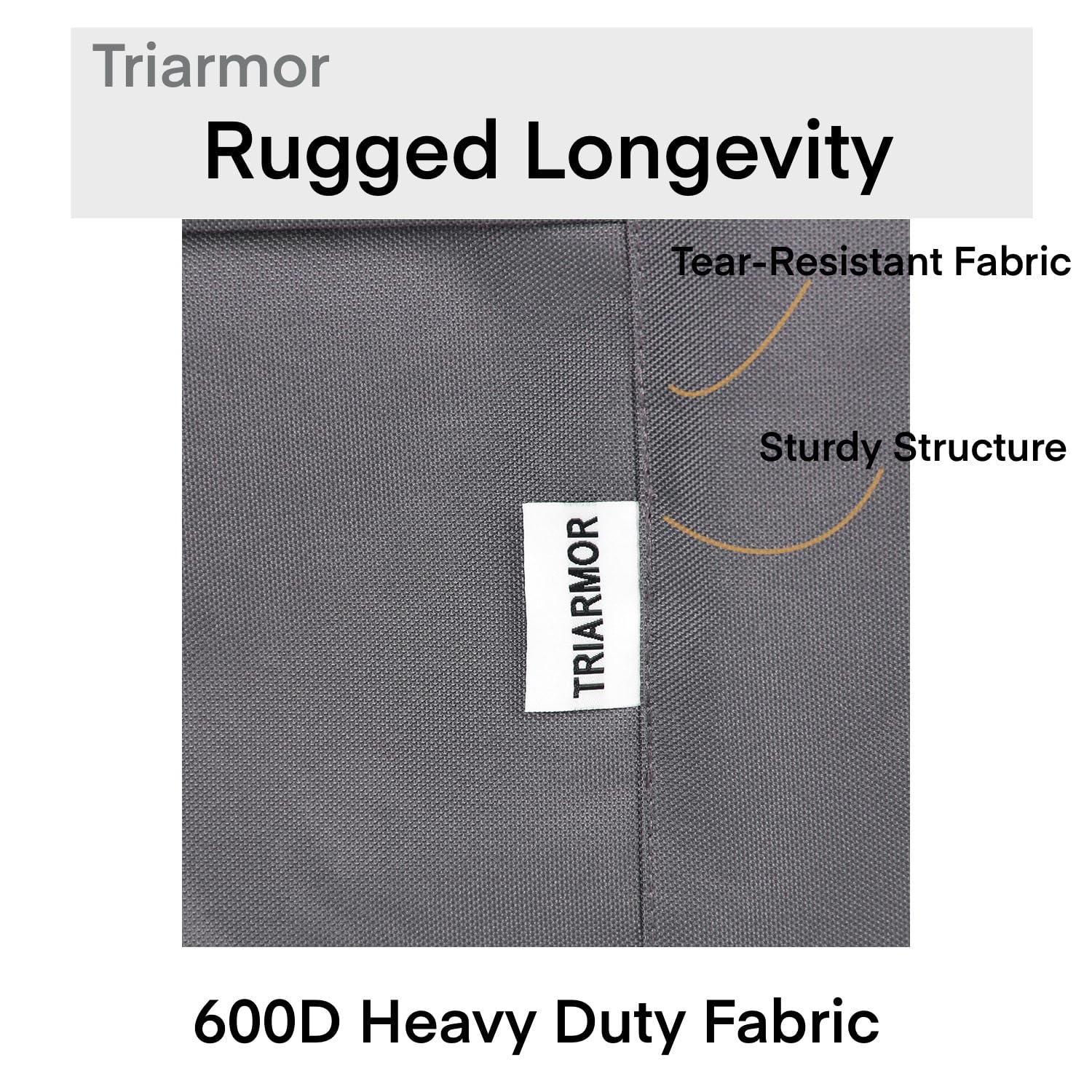 TRIARMOR High Back Patio Chair Cover Waterproof Outdoor Chair Cover