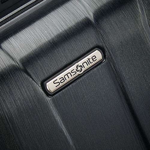 Samsonite Centric 2 Hardside Expandable Luggage with Spinners, Black, 3-Piece Set (20/24/28)