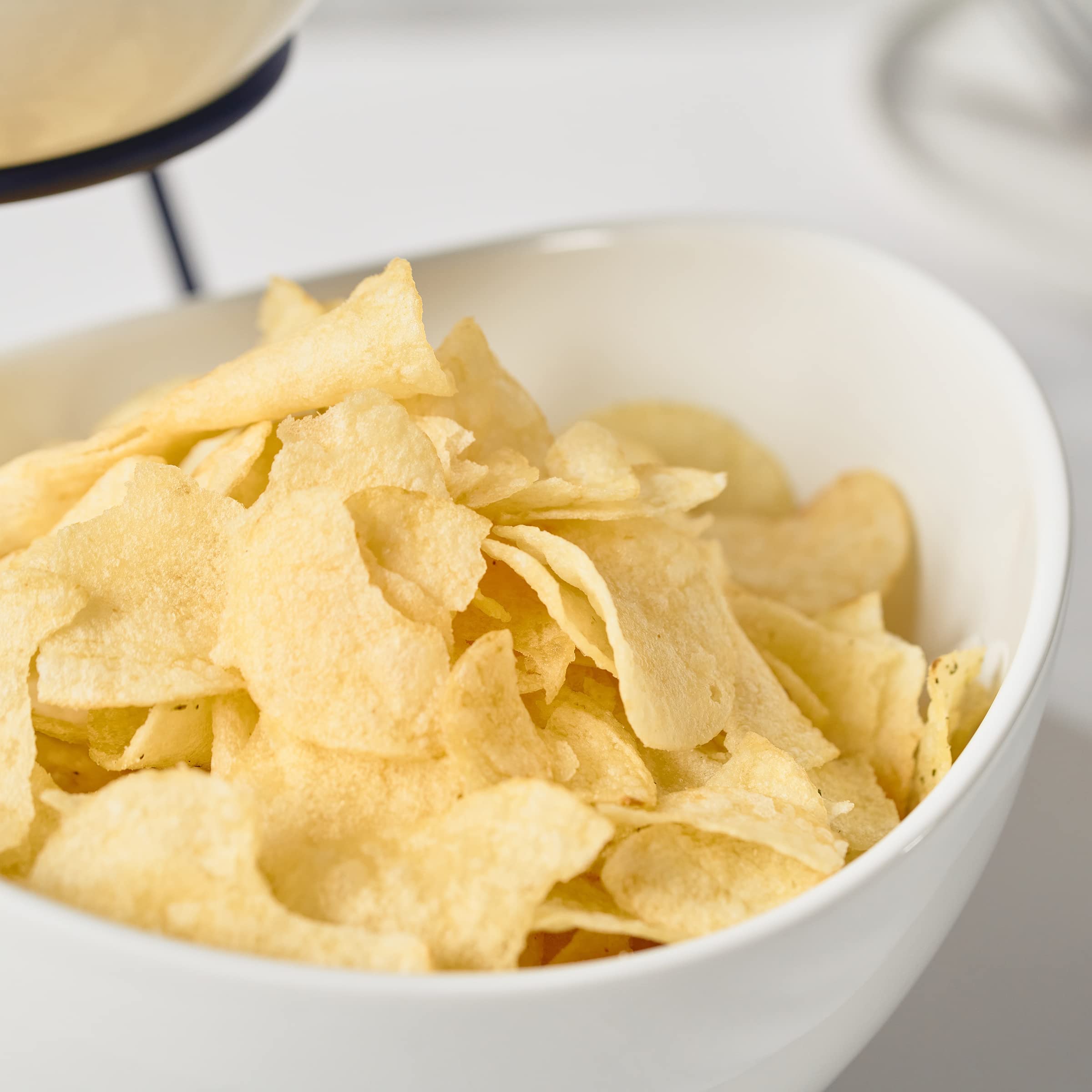 Gomakren 3 Tiered Oval Serving Bowl With Collapsible Metal Rack, Dessert Appetizer, Candy Chip Dip, Fruit, Vegetable Bowl Set, White Serving Dishes For Entertaining (Black)