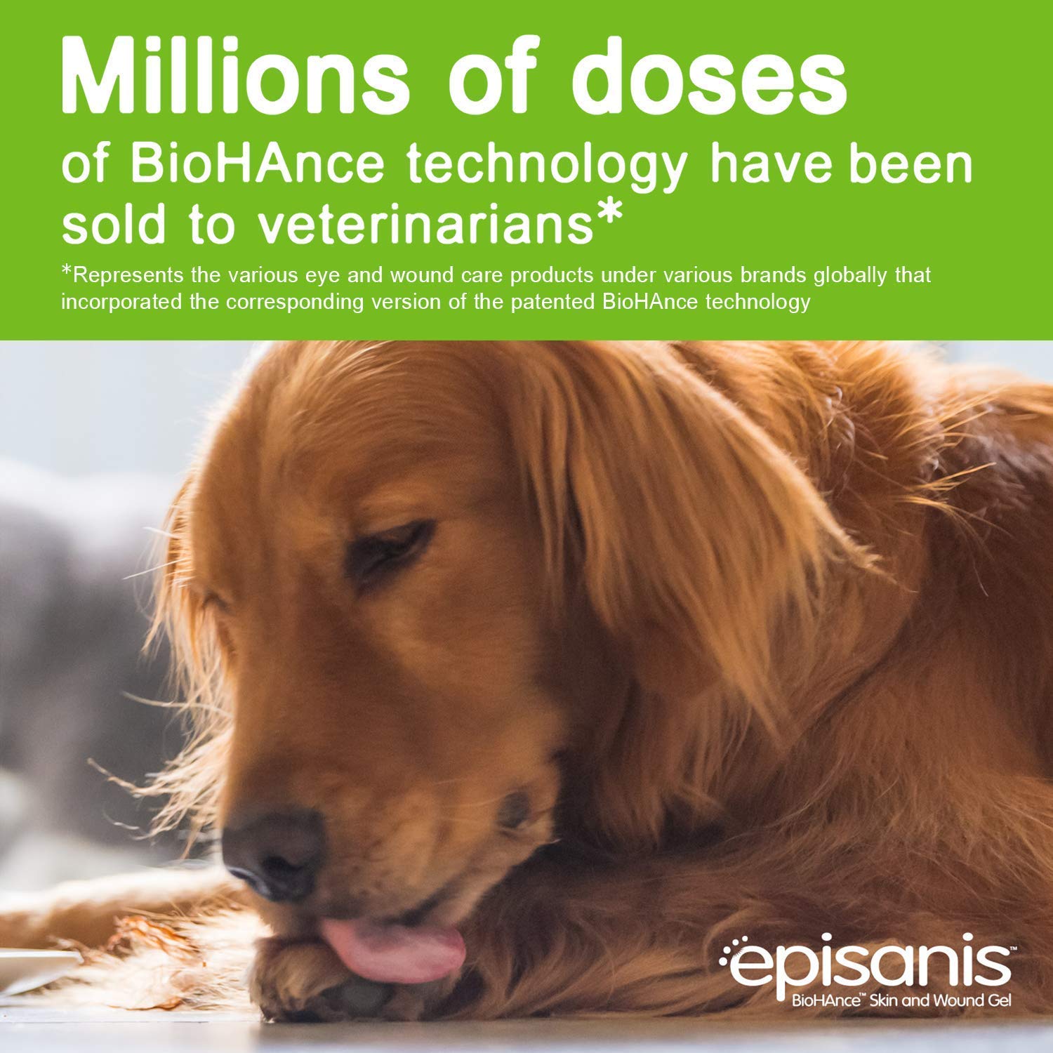 Sentrx Episanis Skin & Wound Gel Spray for Dogs & Cats, Patented BioHance Wound Spray, Cuts, Bites, Hot Spots, Ulcers, 15 ml