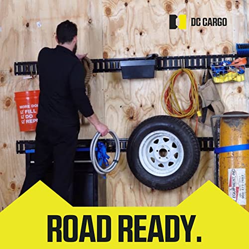 DC Cargo Ratchet Straps 4 Pack 1" x 15' - Tie Down Ratchet Straps Heavy Duty Tie-Downs w/Durable Polyester and Vinyl-Coated S Hooks | Tie Down Cargo Securely in Trucks Trailer, Motorcycle, Kayak