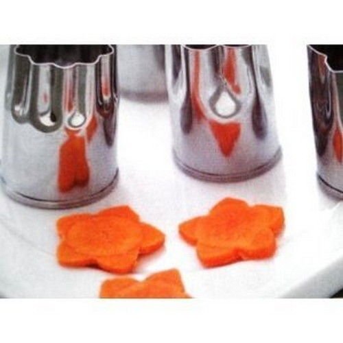 JapanBargain, Japaneses Cookie Cutters Vegetable Sandwich Cutters Food Molds Bento Box Accessories Made in Japan, Stainless Steel, 4pc Set