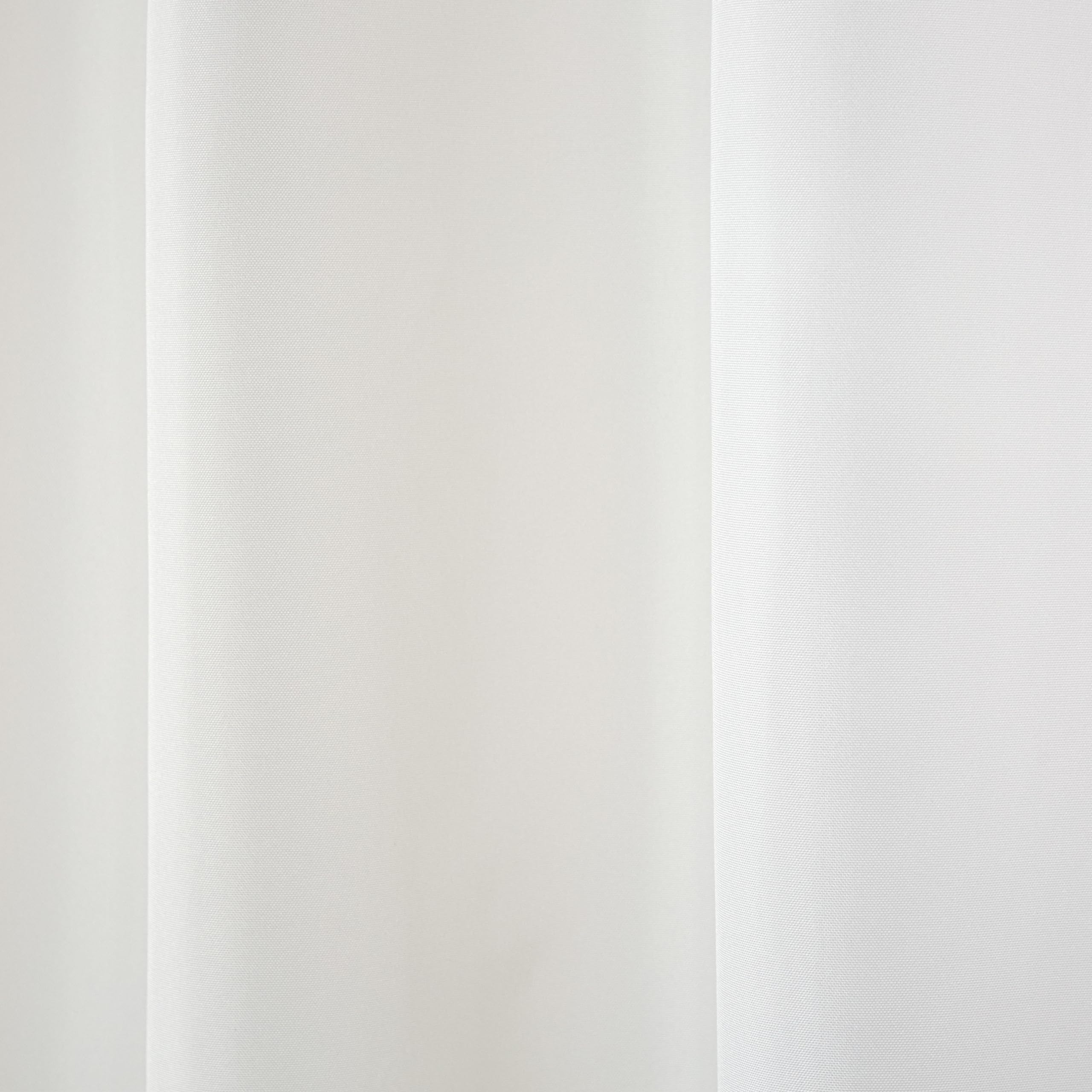 Exclusive Home Cabana Solid Indoor/Outdoor Light Filtering Grommet Top Curtain Panel Pair, 54"x108", Winter White