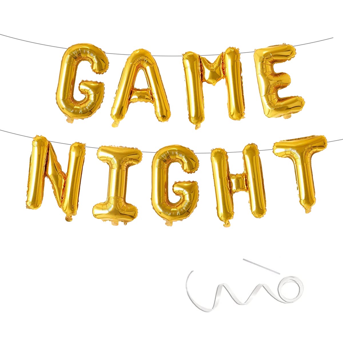 Game Night Balloon Banner,Party Backdrop Photography for Game On Birthday Party Decor Sleepover Slumber Prom Gaming Party Cake Table Decor