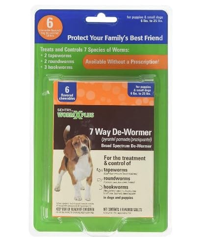 Sentry Worm X Plus - Small Dogs 2 Count - Pack of 3