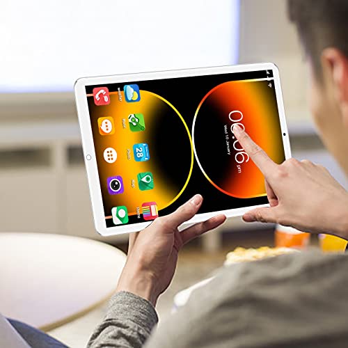 JMKQLZ 1pc Upgrade 10.1-inch Tablet Computer 10 Core Android Ultra-Thin High-Definition Screen Learning Game Video Office Tablet Supports Double SIM Communication Function
