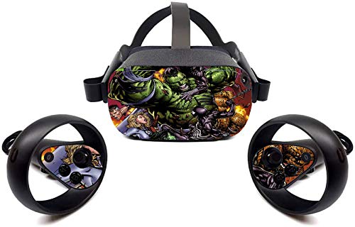 Hero Man Vinyl Skin Sticker Decal Cover for Oculus Quest Headset and Controllers by ok anh yeu