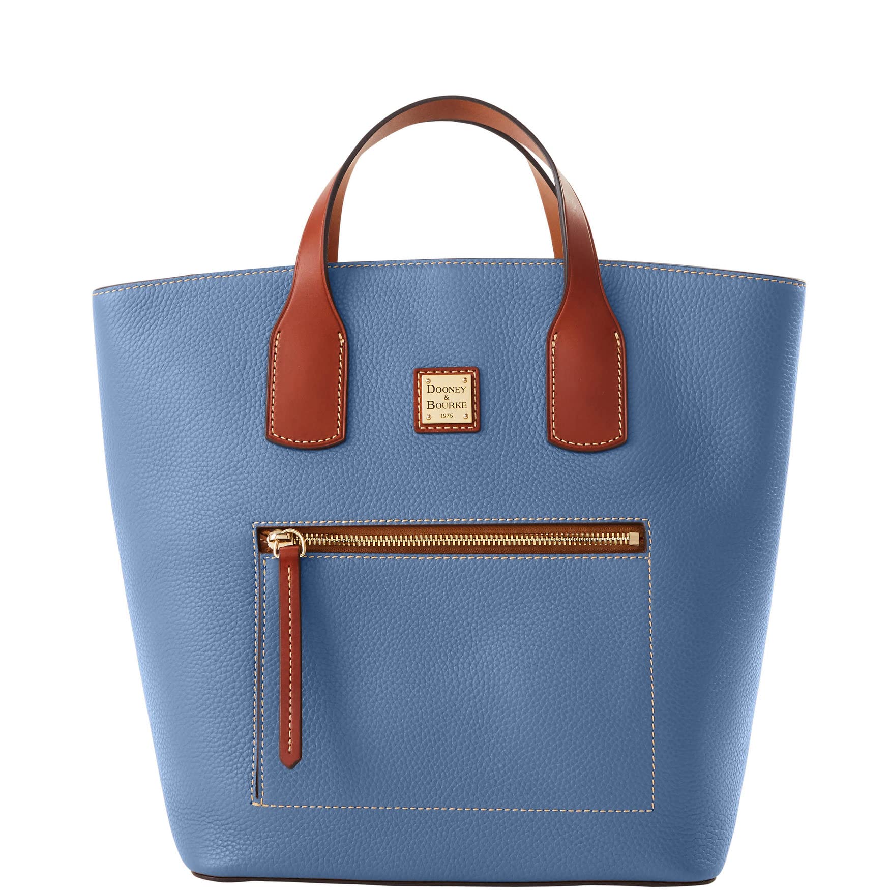 Dooney & Bourke Handbag, Pebble Grain Darla Shopper Tote - Steel Blue