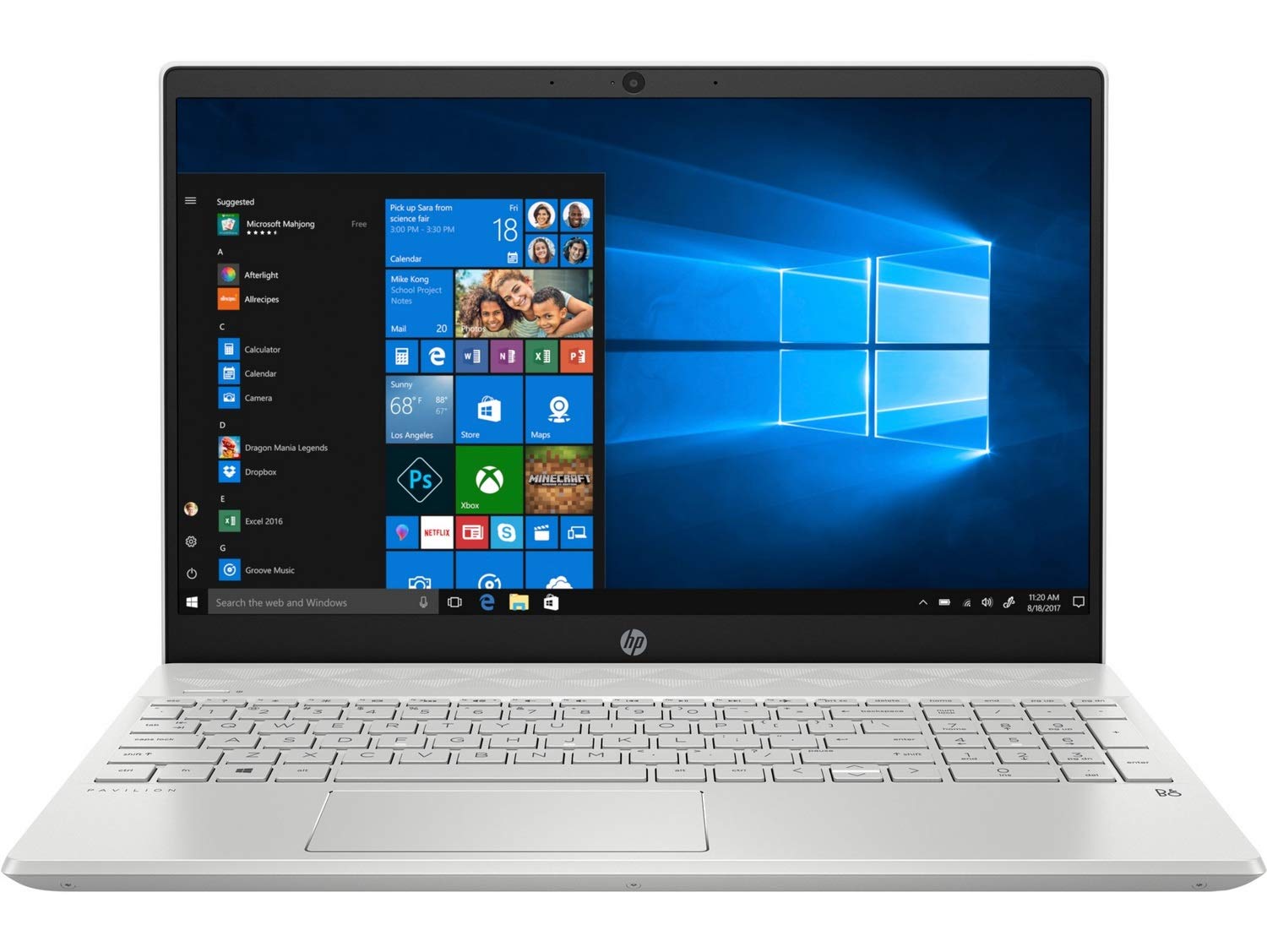 HP Pavilion Business 15.6 FHD Touch IPS Micro-Edge Laptop, 11th Gen Intel Quad-core i7-1195G7, GeForce MX350 2GB Dedicated, Backlit Keyboard, Silver (16G RAM | 1TB PCIE SSD, Windows 11 Professional)